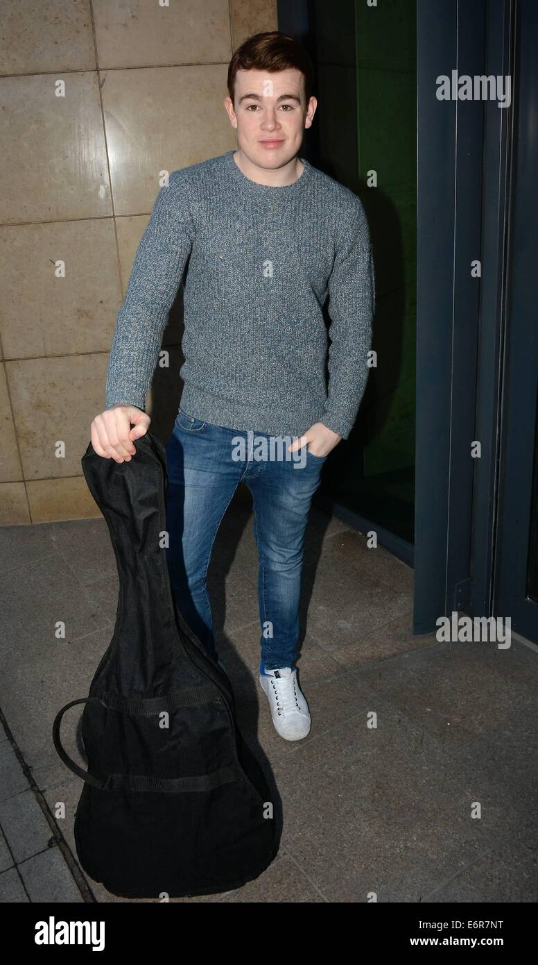 Former X Factor 2008 runner-up Eoghan Quigg at Today FM performing 'The ...