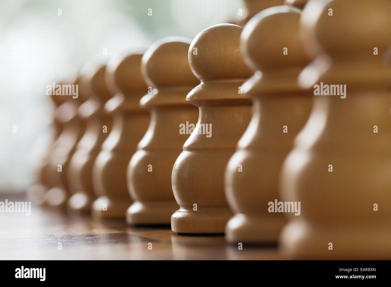 Close up Shot Of Chess Board And Figures Stock Photo - Alamy