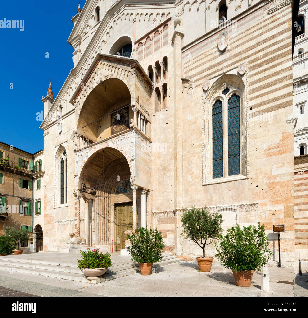 The Duomo di Verona (Cathedral of Santa Maria Matricolare), Verona ...