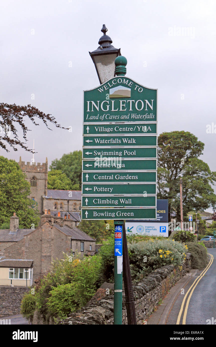Ingleton, North Yorkshire, England, UK Stock Photo - Alamy