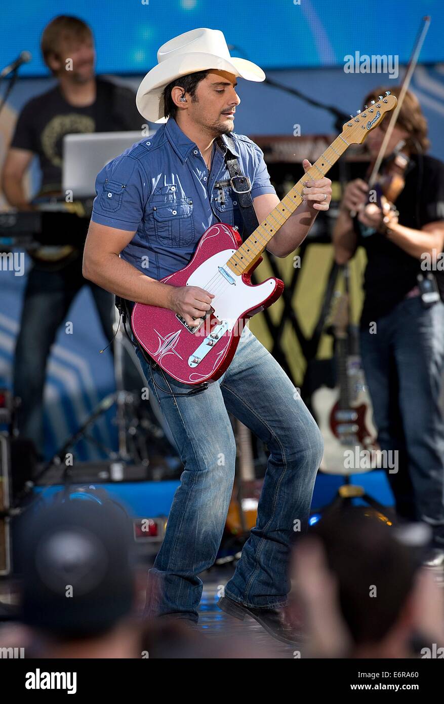 New York, NY, USA. 29th Aug, 2014. Brad Paisley on stage for Good ...