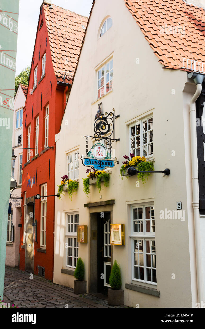 Schnoor Quarter, Bremen, Germany Stock Photo - Alamy