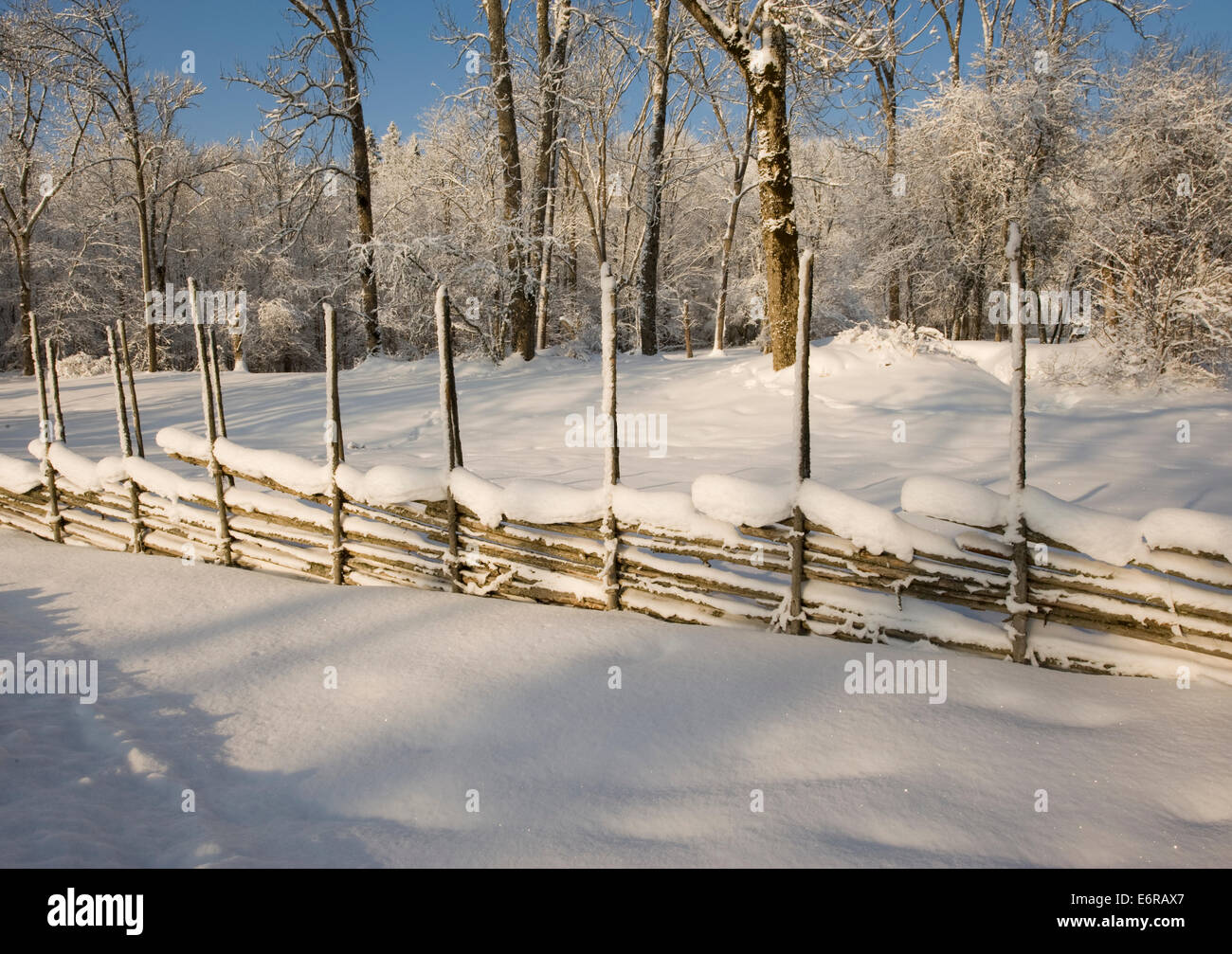 Midwinter with lots of snow Stock Photo - Alamy