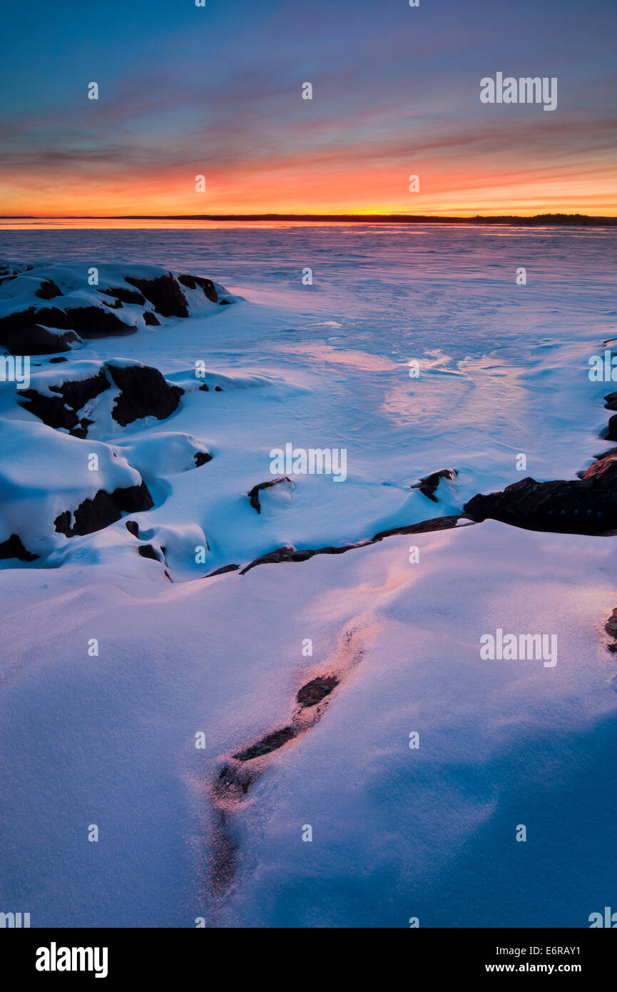 Midwinter Sunset High Resolution Stock Photography and Images - Alamy