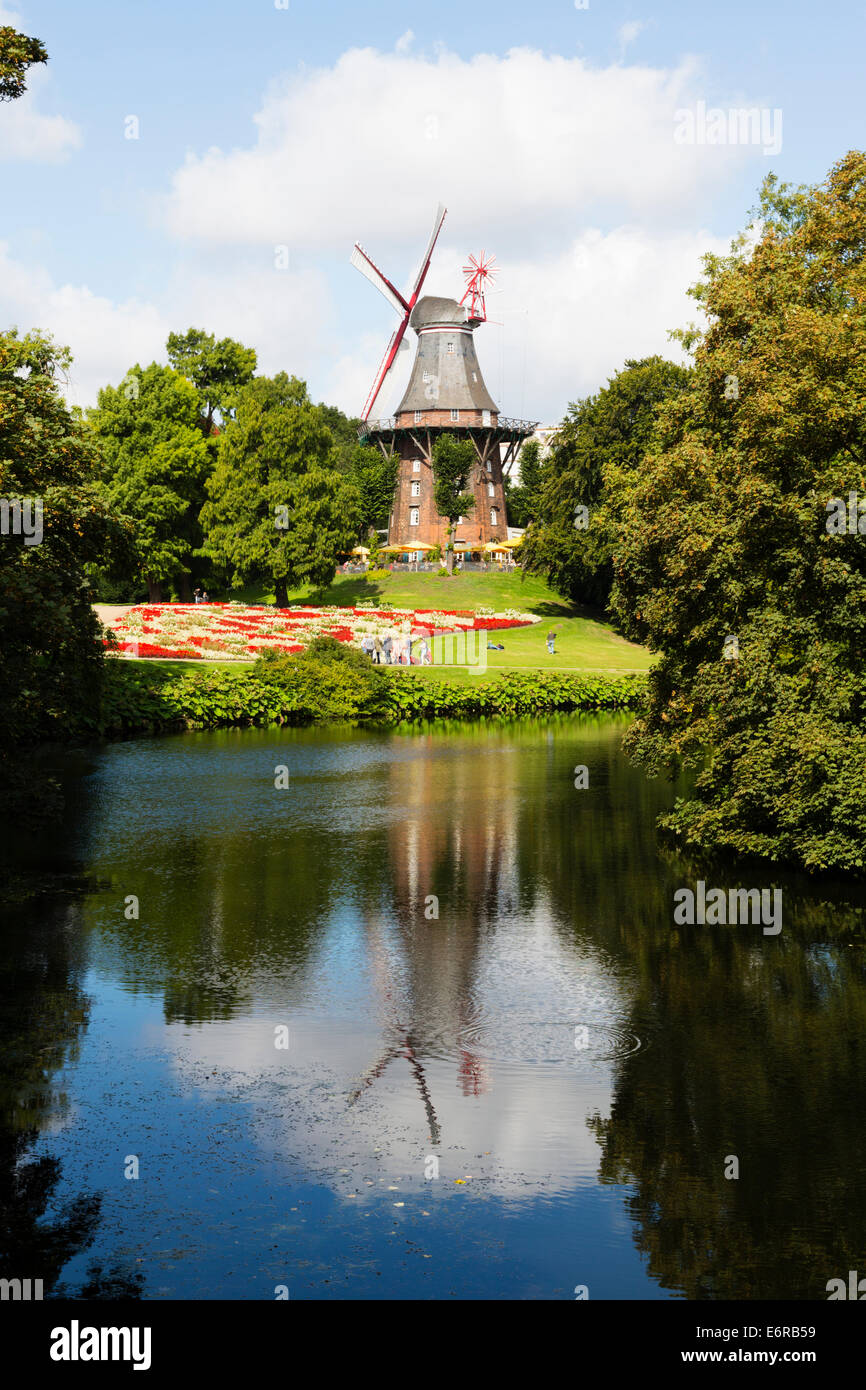 Windmill Am Wall. The last surviving windmill of 8 in Bremen Germany ...