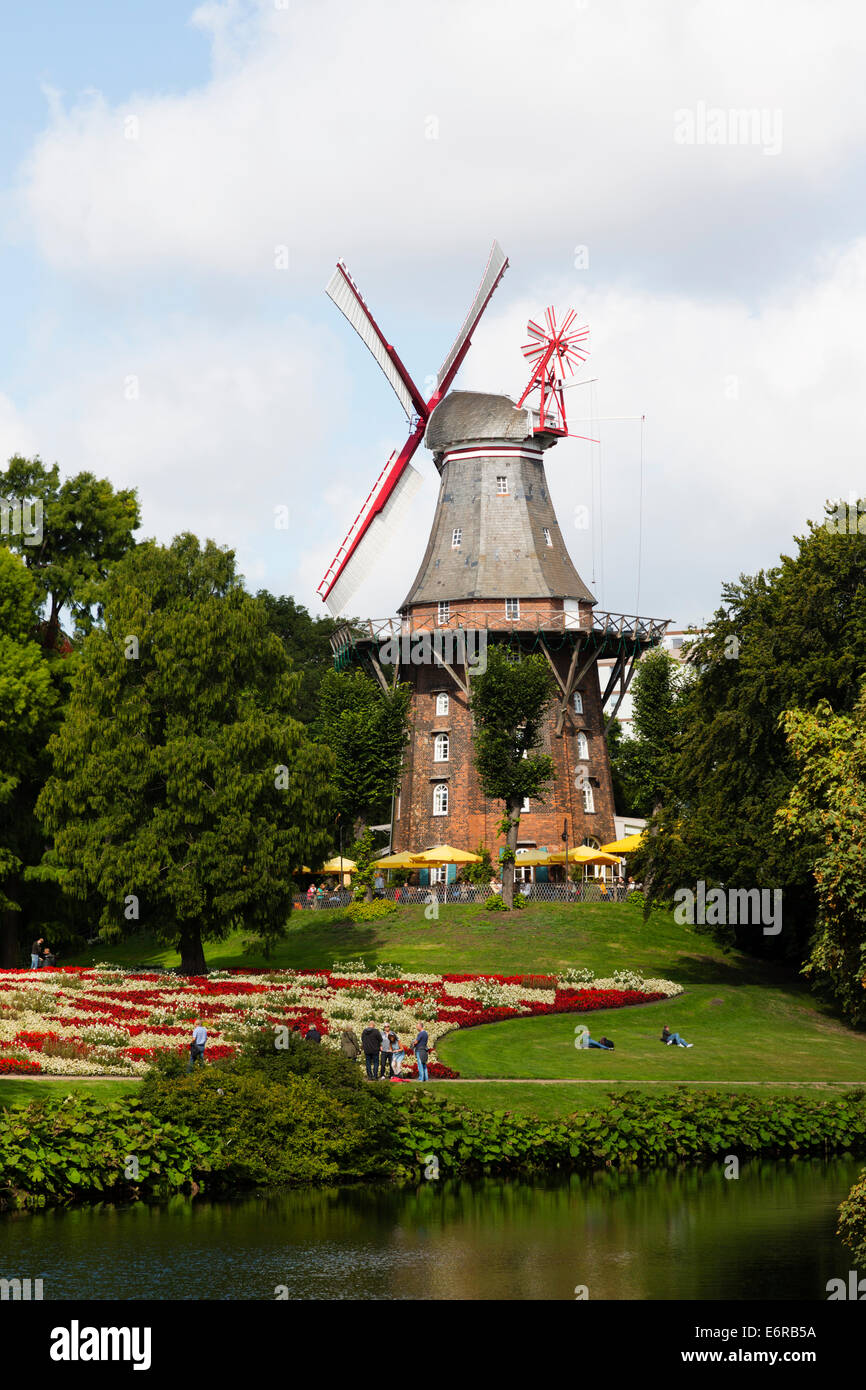 Windmill Am Wall. The last surviving windmill of 8 in Bremen Germany ...