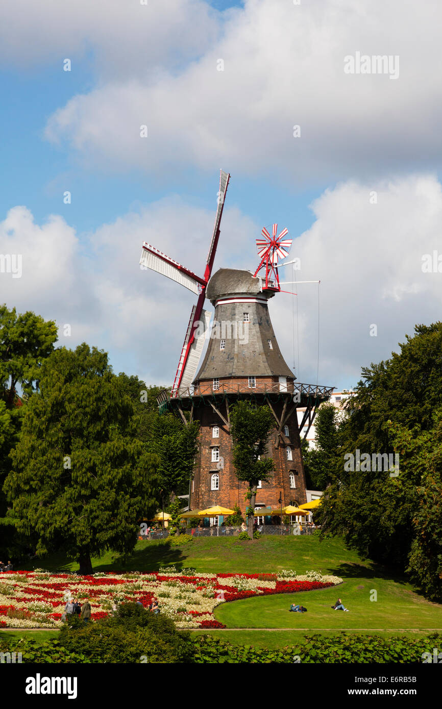Windmill Am Wall. The last surviving windmill of 8 in Bremen Germany ...
