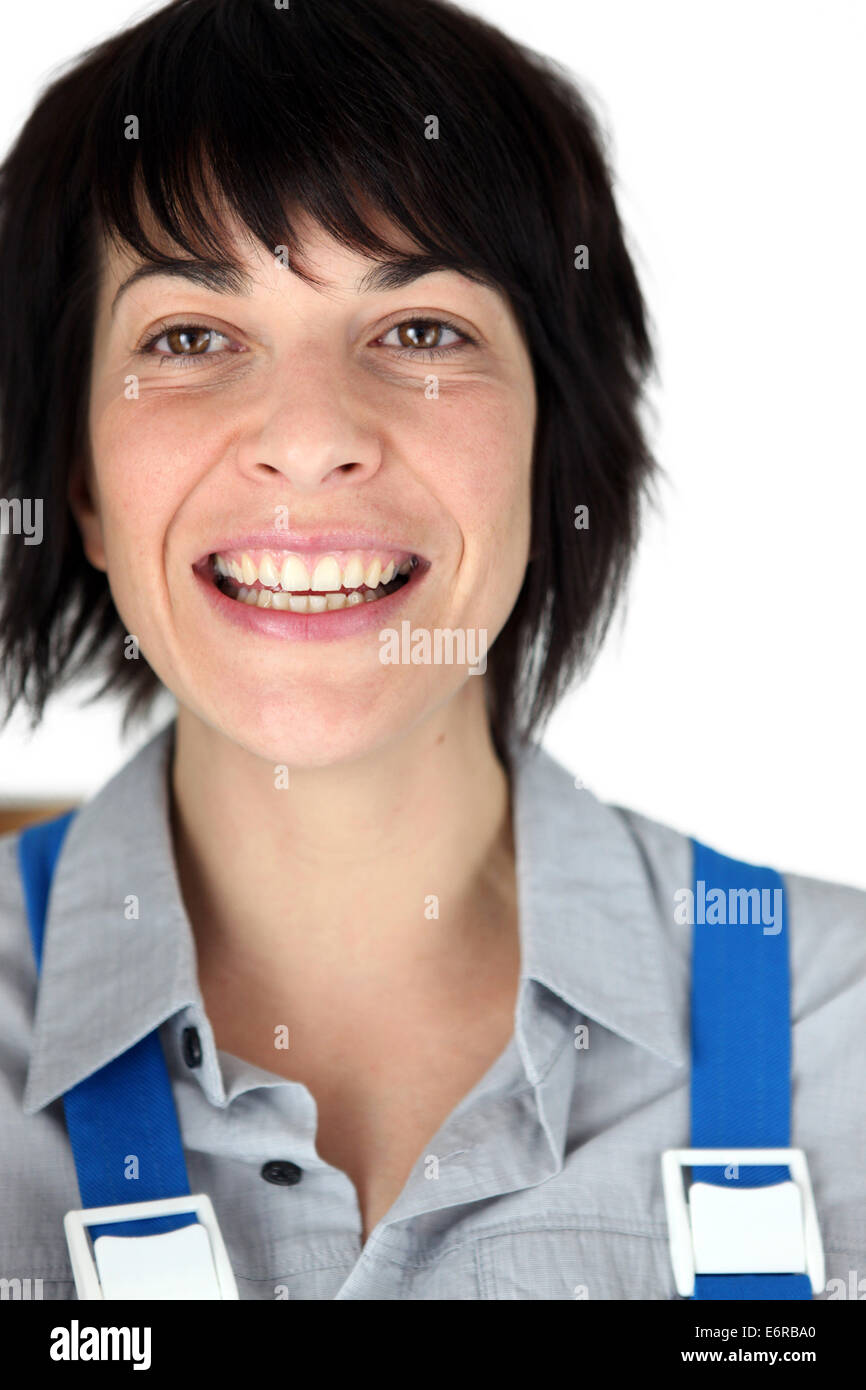 Female plumber model hi-res stock photography and images - Alamy