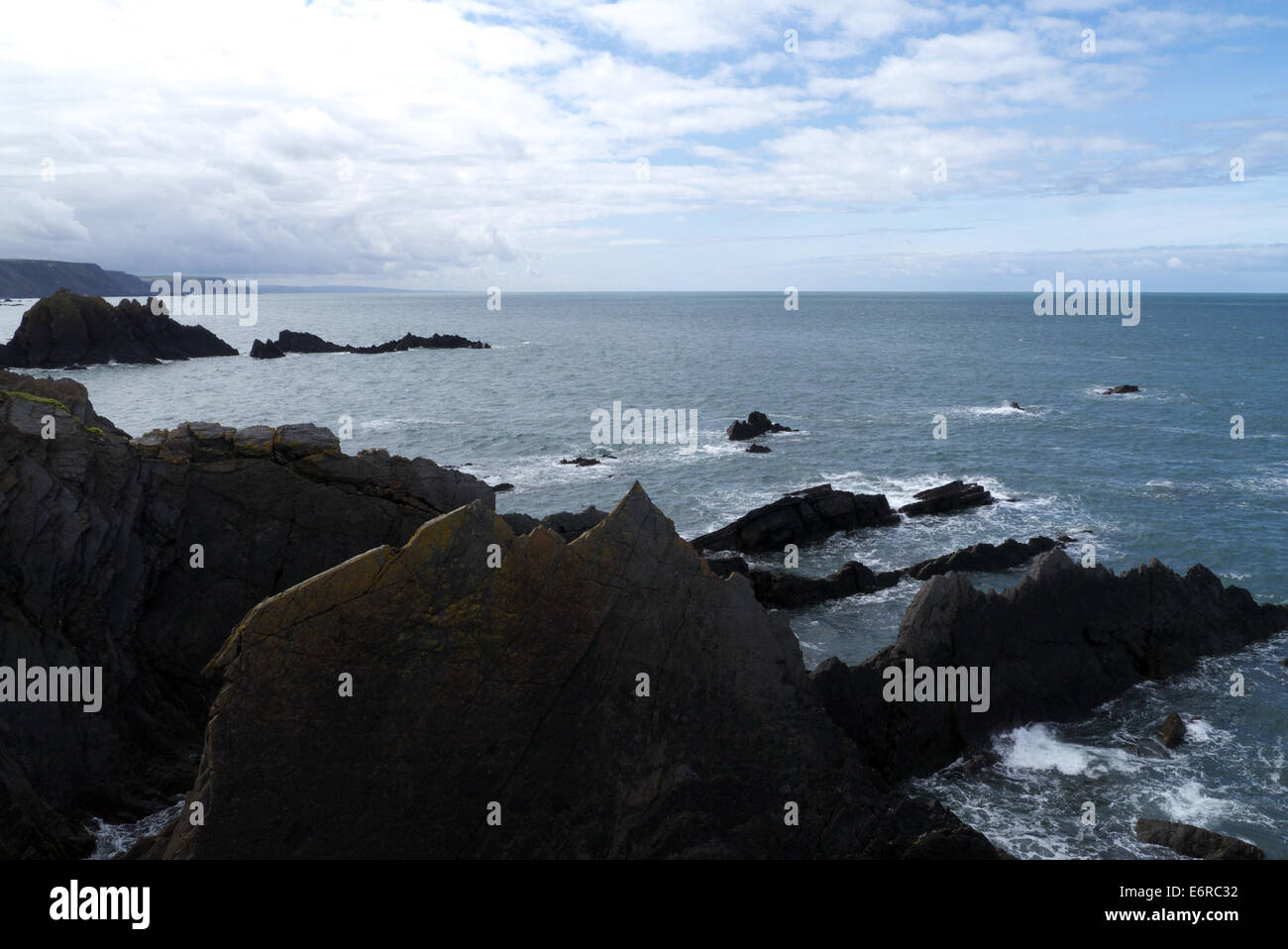 Rocks and cliffs at Hartland, Devon, England, UK Stock Photo - Alamy