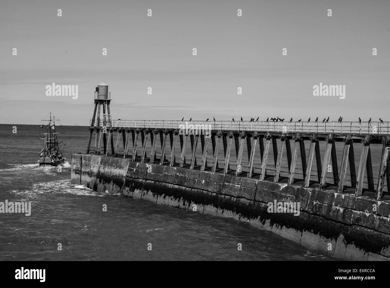 Ship out to sea Stock Photo - Alamy