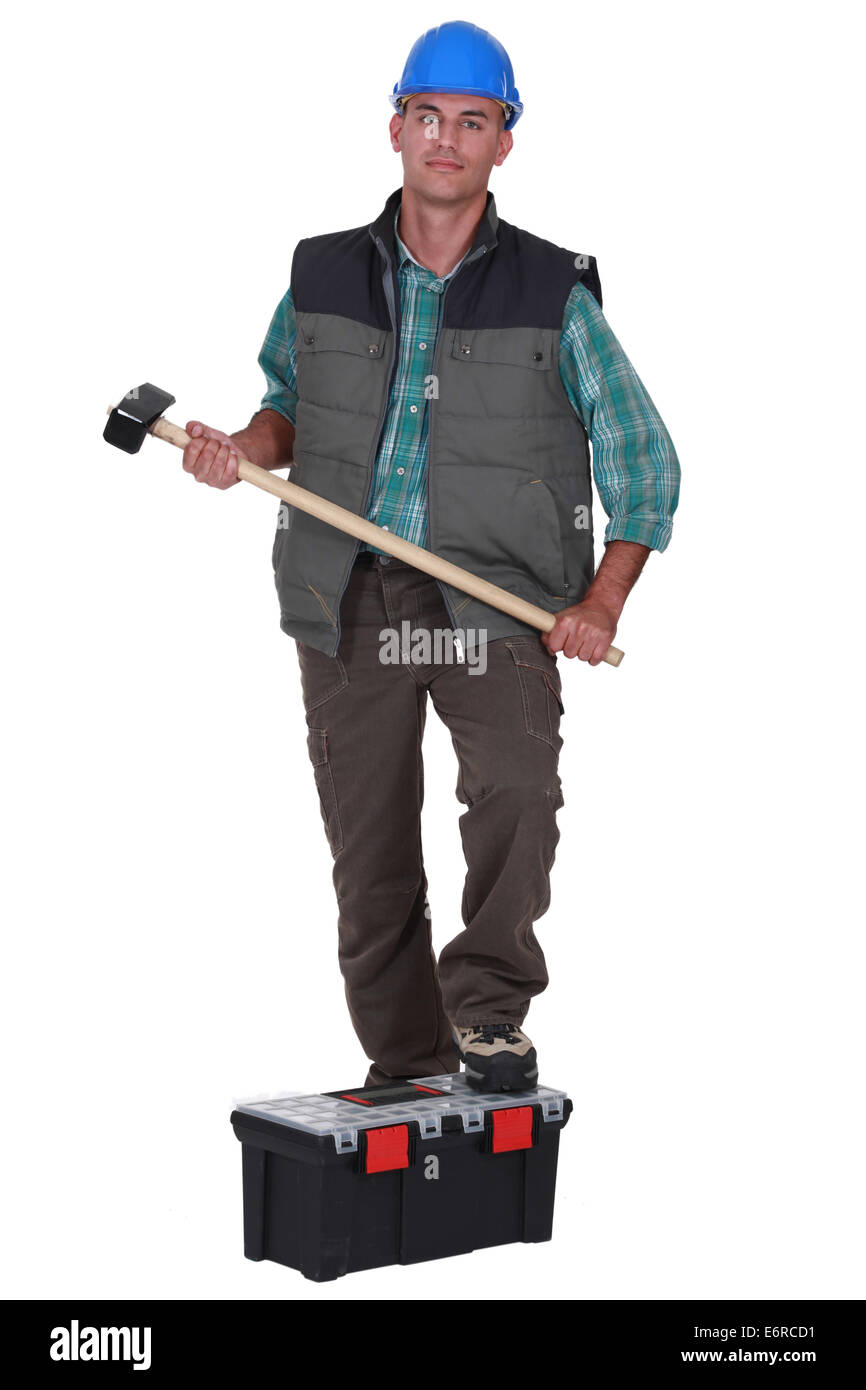 Laborer action hi-res stock photography and images - Alamy