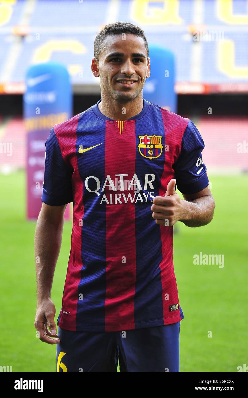 Barcelona, Spain. 29th Aug, 2014. Brazilian soccer player Douglas dos ...