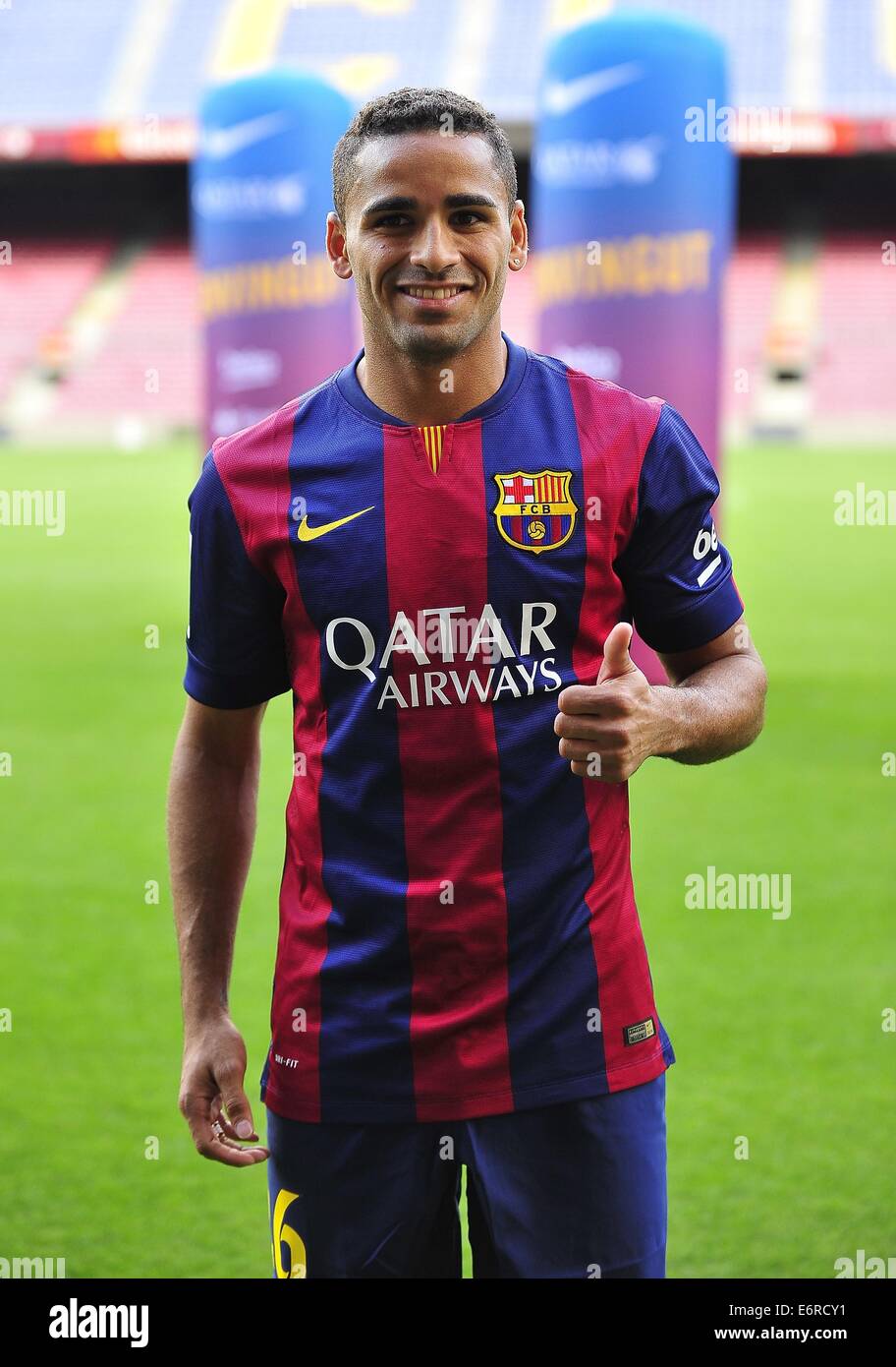 Barcelona, Spain. 29th Aug, 2014. Brazilian soccer player Douglas dos ...