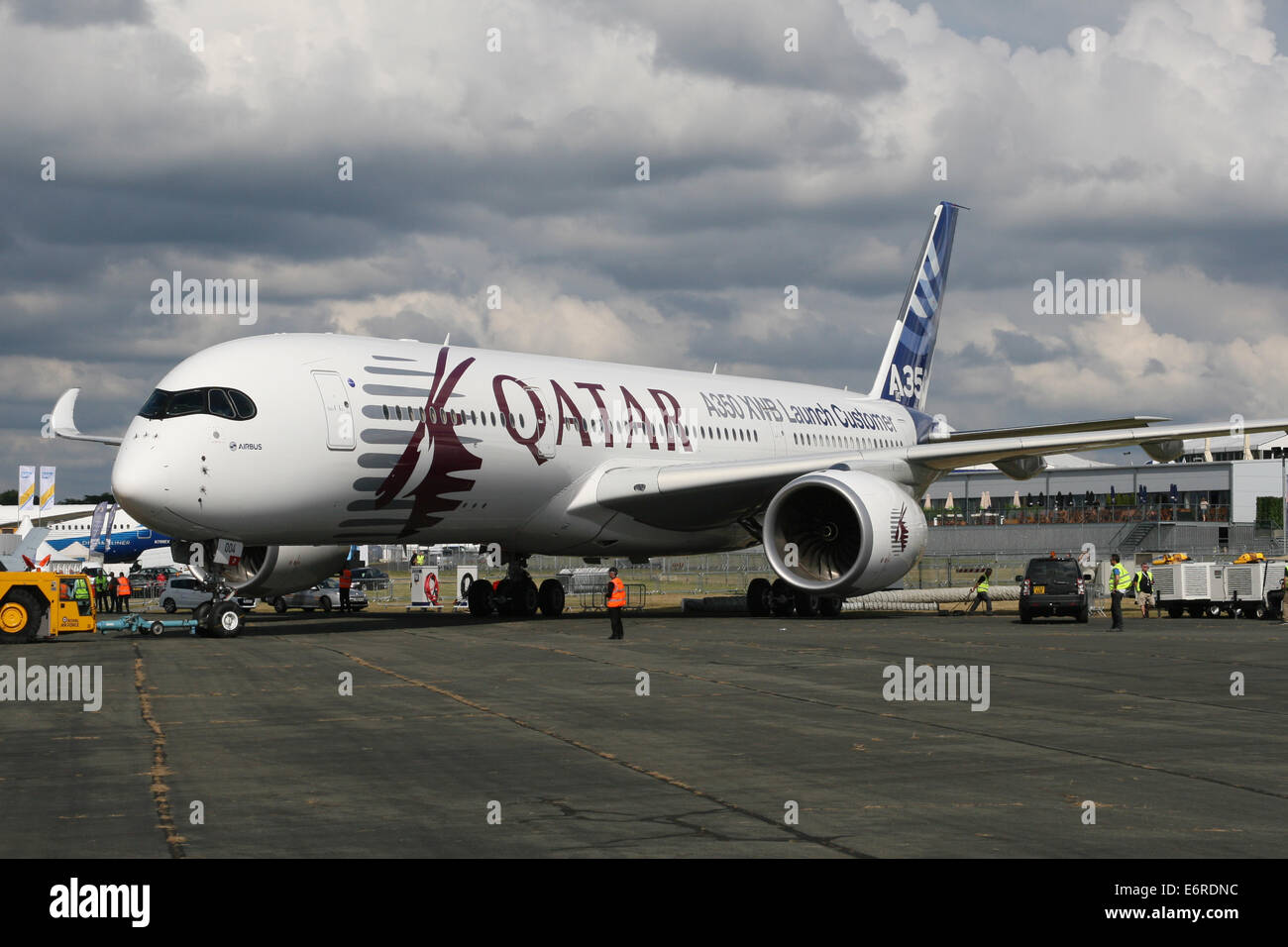QATAR AIRBUS A350 Stock Photo - Alamy