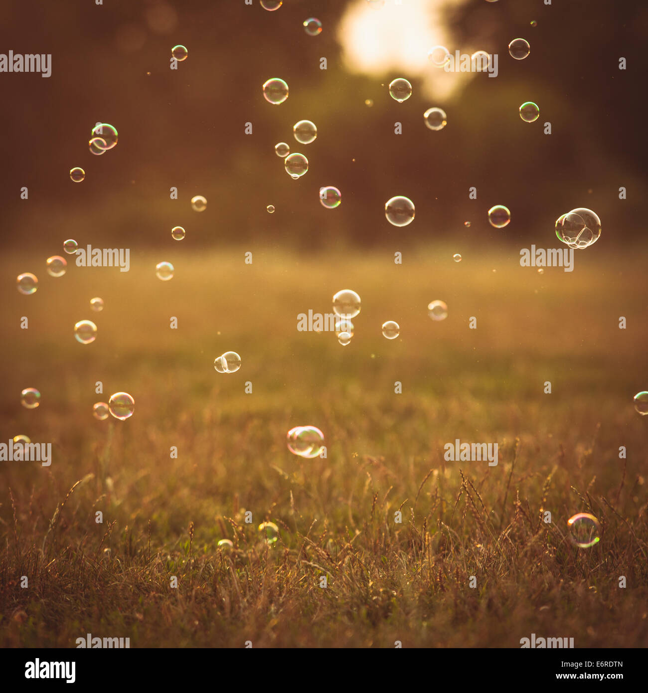 Blowing bubbles nobody hi-res stock photography and images - Alamy