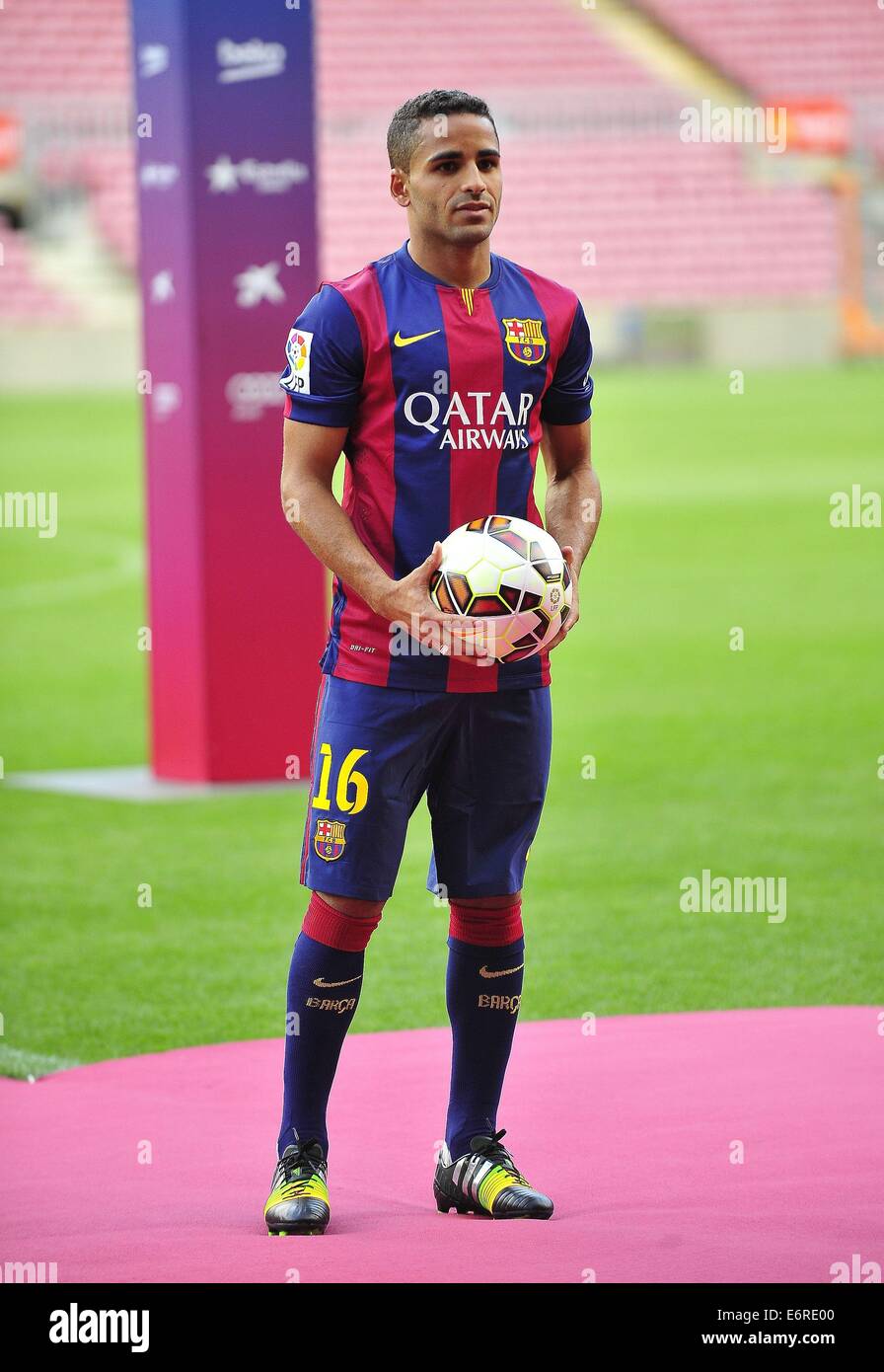 Barcelona, Spain. 29th Aug, 2014. Brazilian soccer player Douglas dos ...