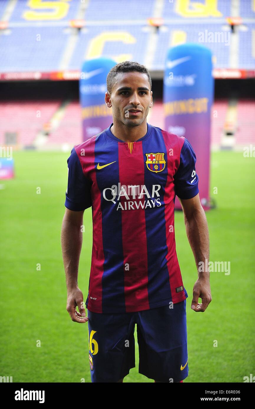 Barcelona, Spain. 29th Aug, 2014. Brazilian soccer player Douglas dos ...