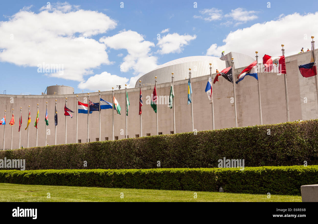 United Nations Building, General Assembly Building, Manhattan, New York ...