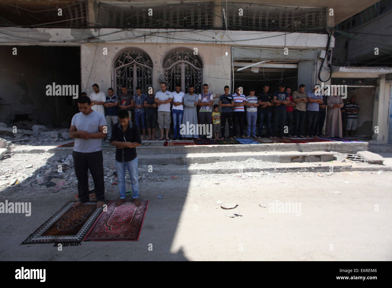 Gaza City, Gaza Strip, Palestinian Territory. 29th Aug, 2014. A ...