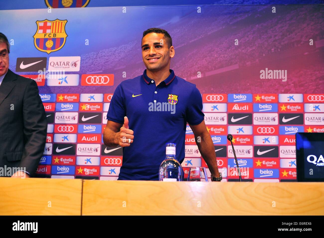 Barcelona, Spain. 29th Aug, 2014. Brazilian soccer player Douglas dos ...