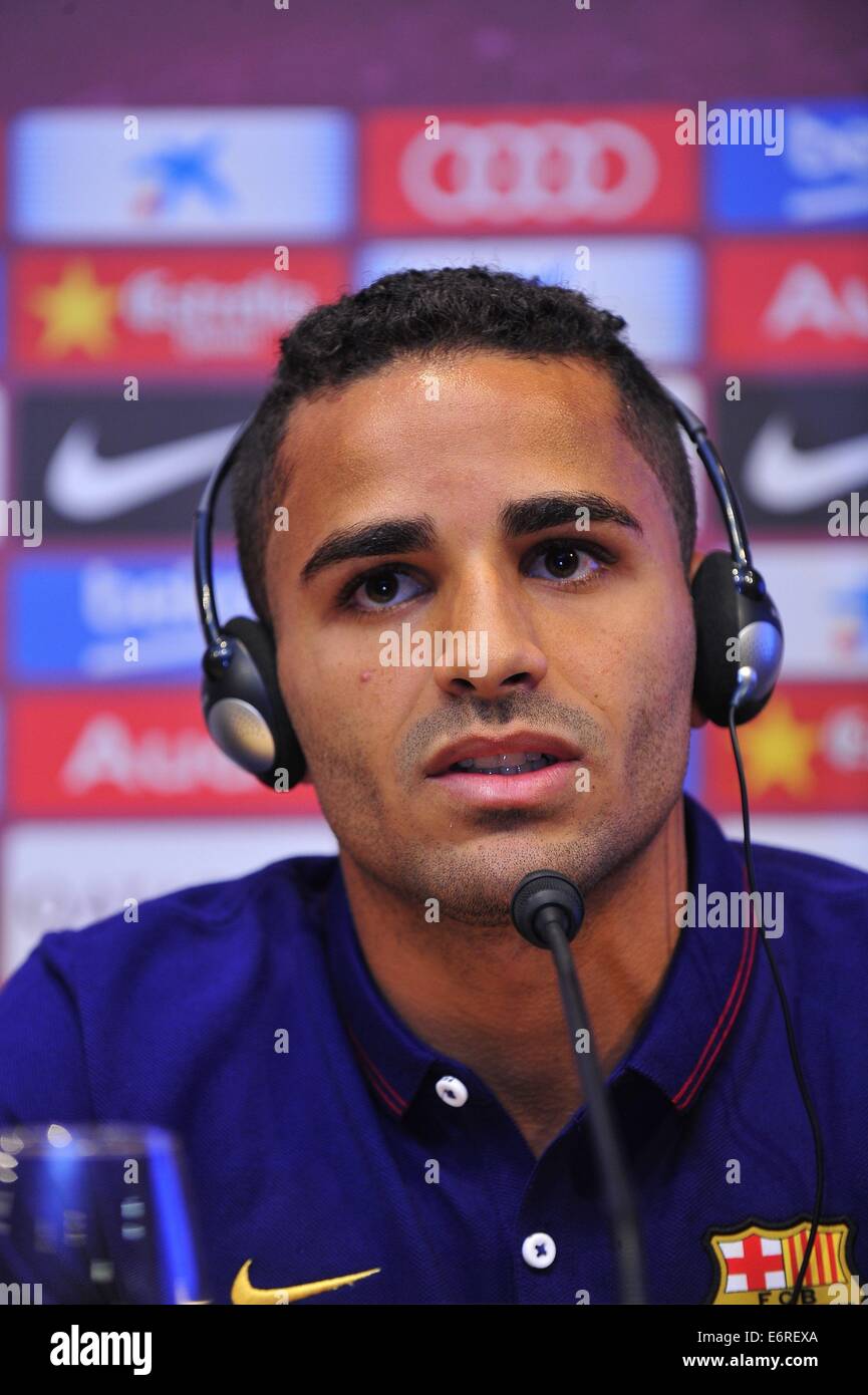Barcelona, Spain. 29th Aug, 2014. Brazilian soccer player Douglas dos ...