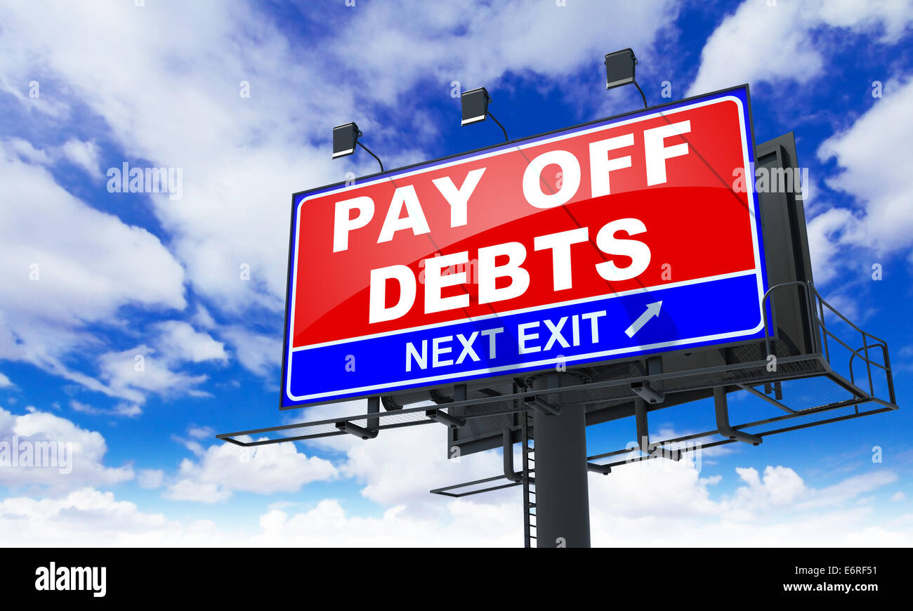Pay of debts hi-res stock photography and images - Alamy