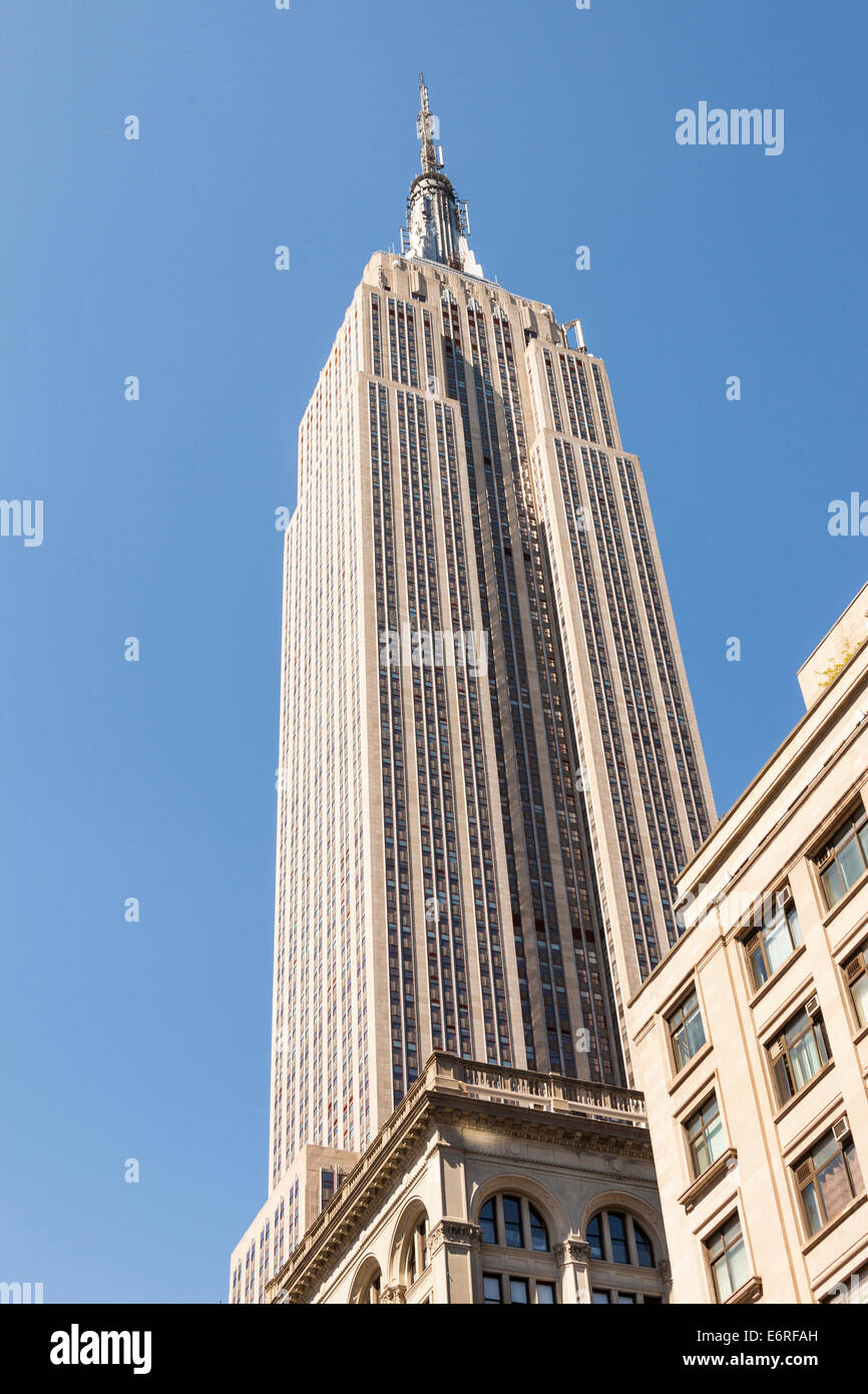 Empire State Building, 5th Avenue, Manhattan, New York City, New York, USA Stock Photo - Alamy