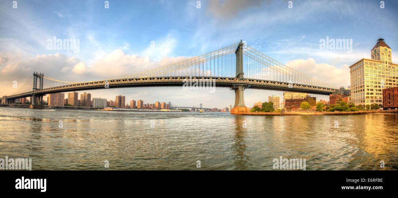 The manhattan bridge over the east river hi-res stock photography and ...