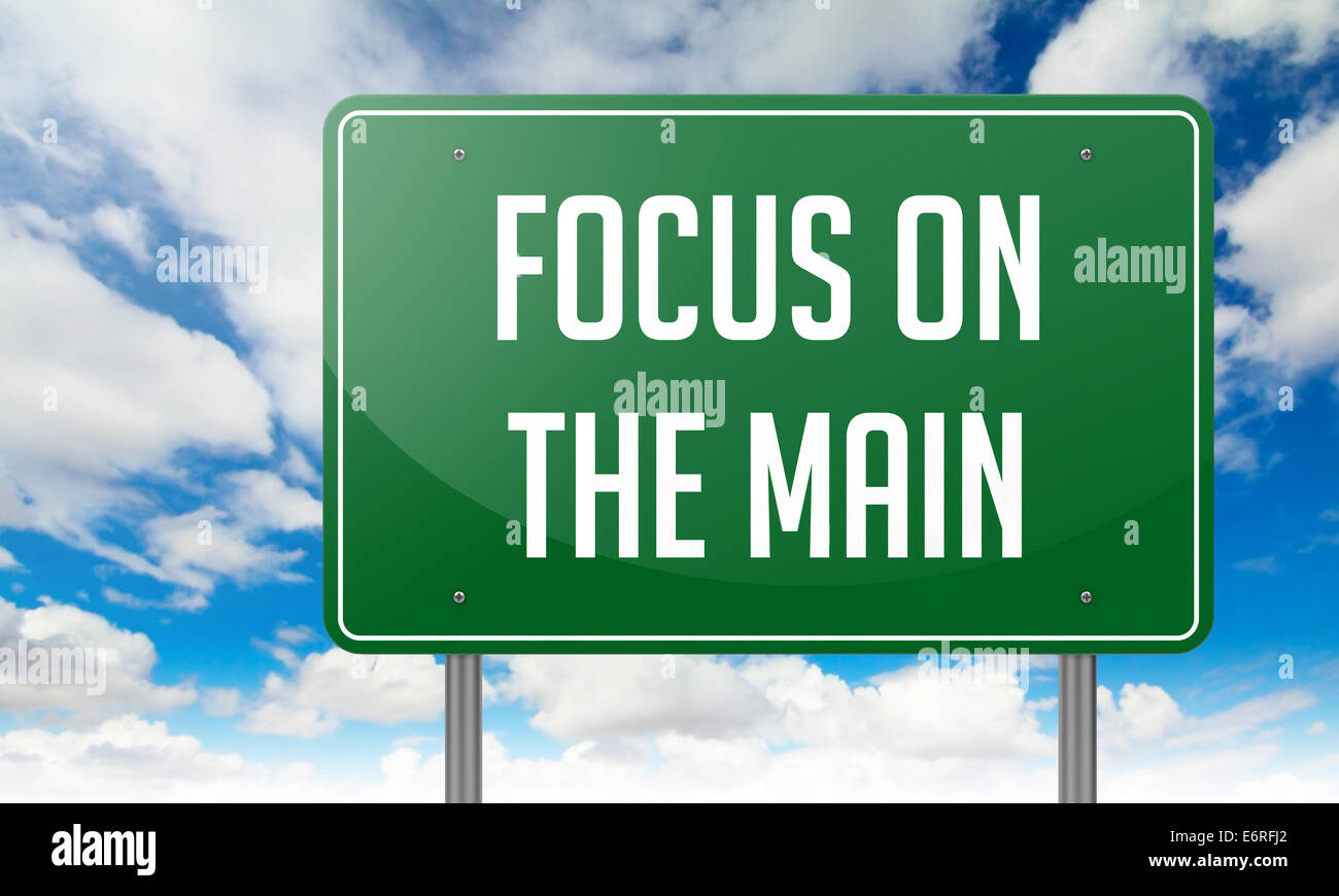 Focus main epicenter hi-res stock photography and images - Alamy