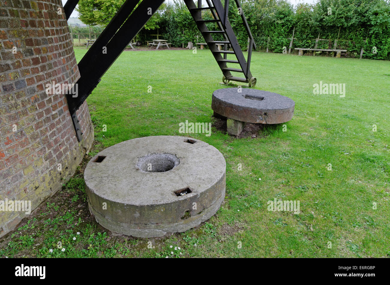 Windmill used grinding grain flour hi-res stock photography and images ...