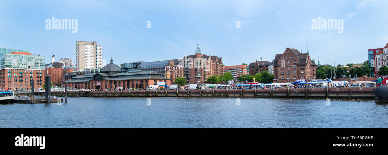 Hamburg, Germany - July 20, 2014: People are enjoying the traditional ...