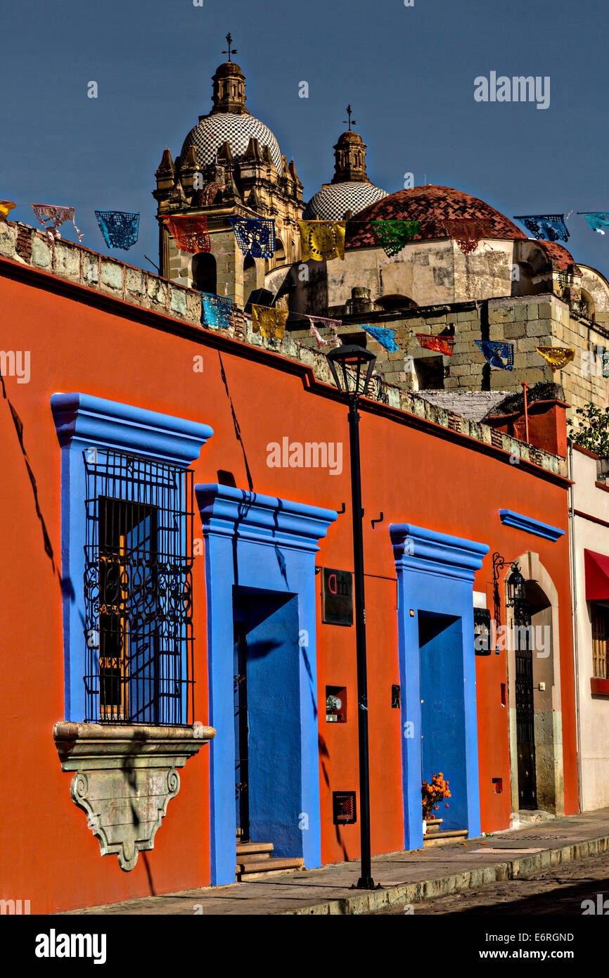 Colonial Avenue May 5 in the historic district Oaxaca, Mexico Stock ...