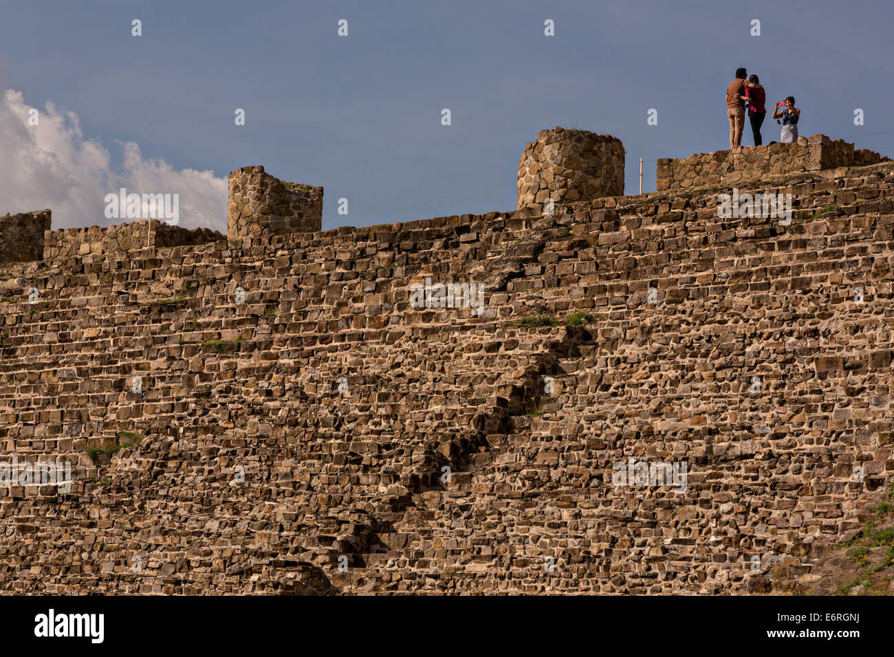 Steps leading to the north platform of Monte Albán pre-Columbian ...