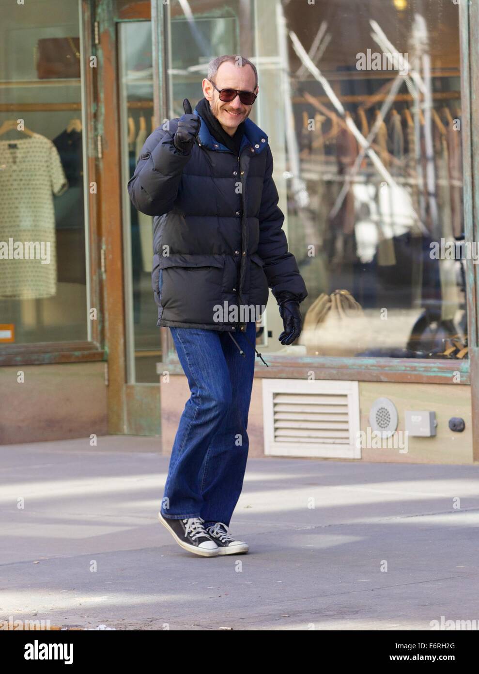Fashion and portrait photographer Terry Richardson out and about in the ...