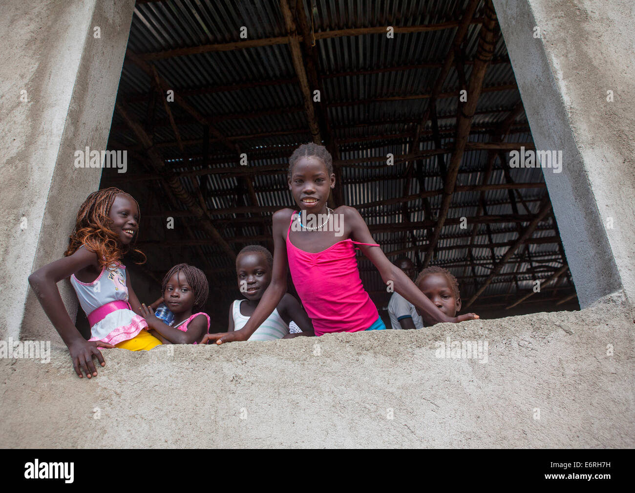 Anuak Tribe Children, Gambela, Ethiopia Stock Photo - Alamy