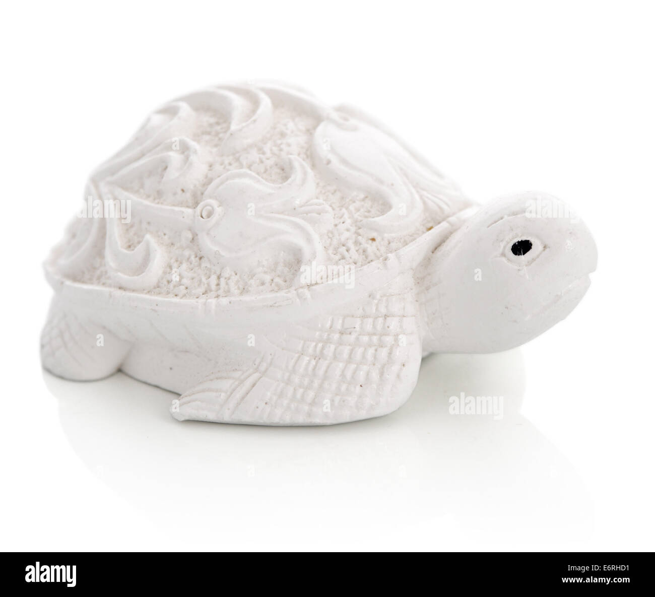 Ceramic figurine of turtle isolated on white background Stock Photo - Alamy