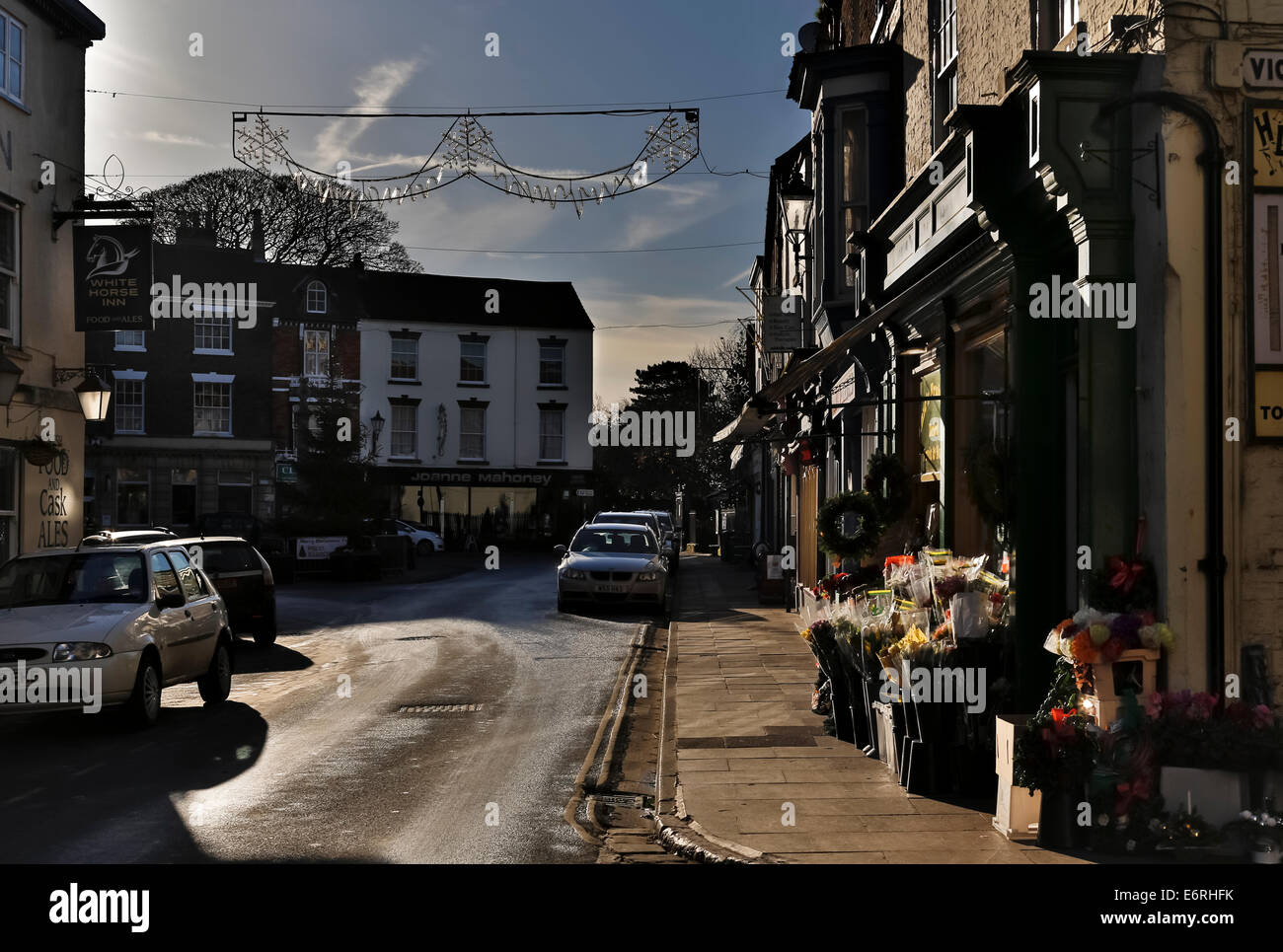 A street scene in Howden, Yorkshire Stock Photo - Alamy