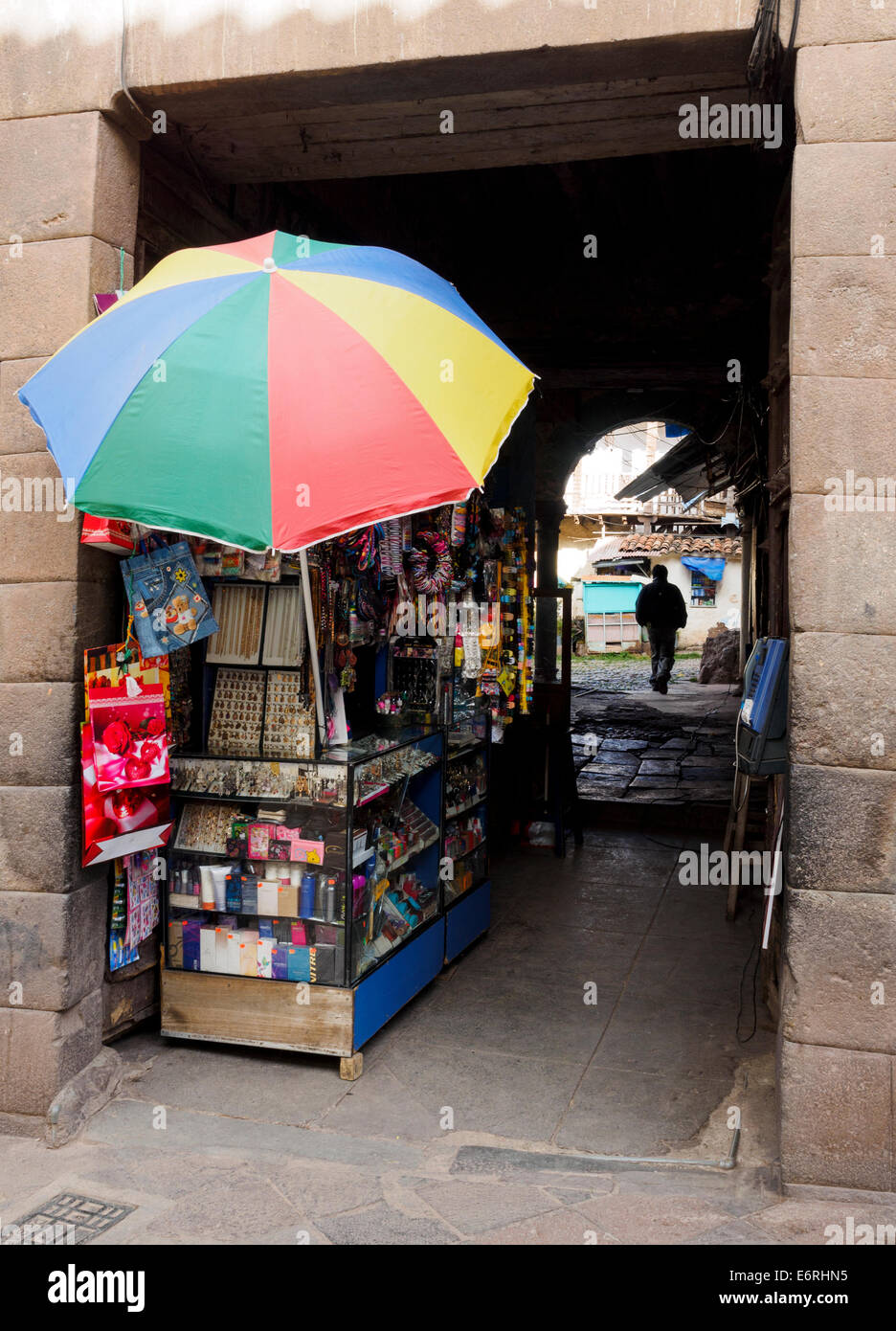 Kiosk - Cusco, Peru Stock Photo - Alamy