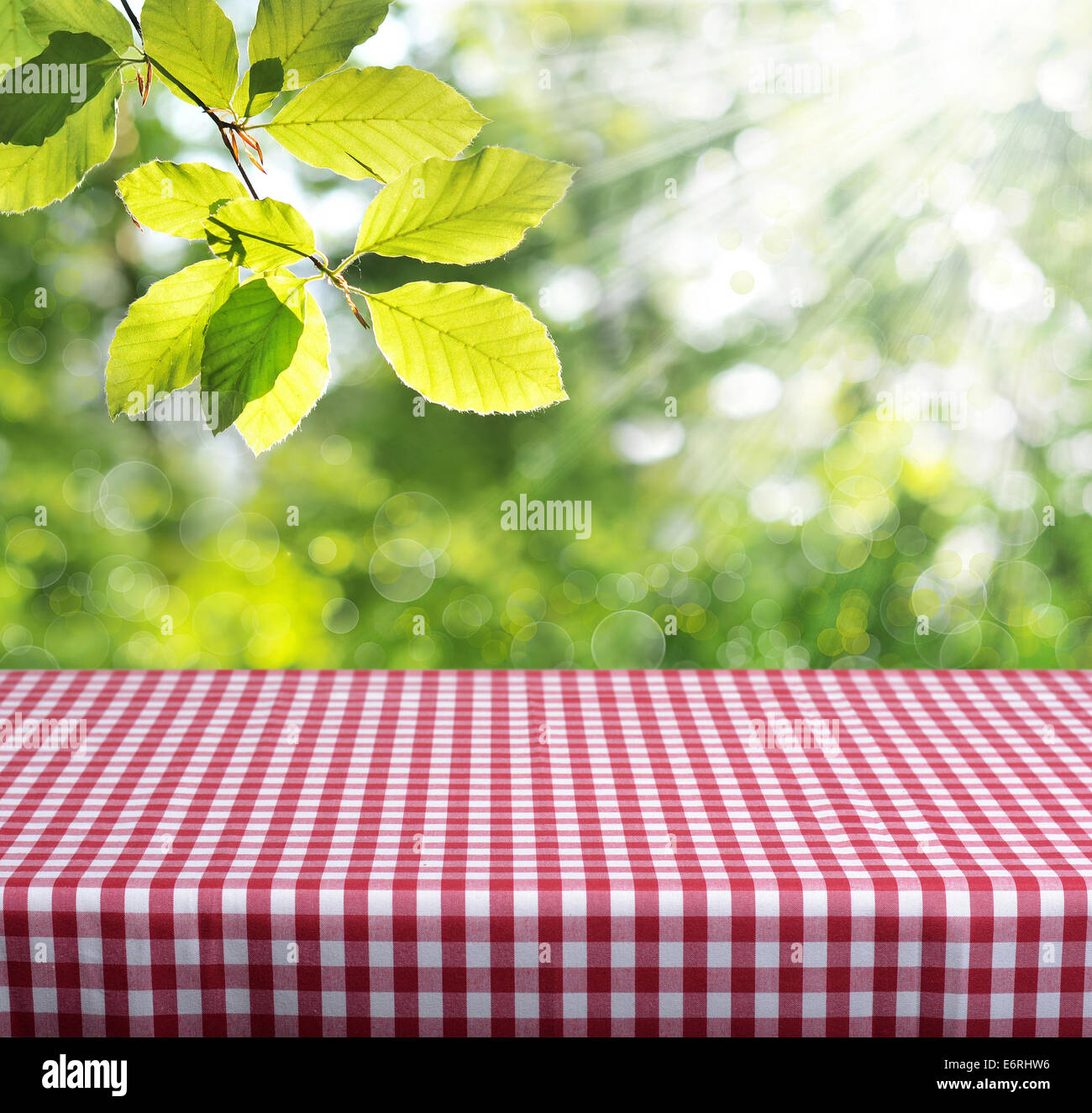 Empty table for Your photomontage or product display Stock Photo - Alamy