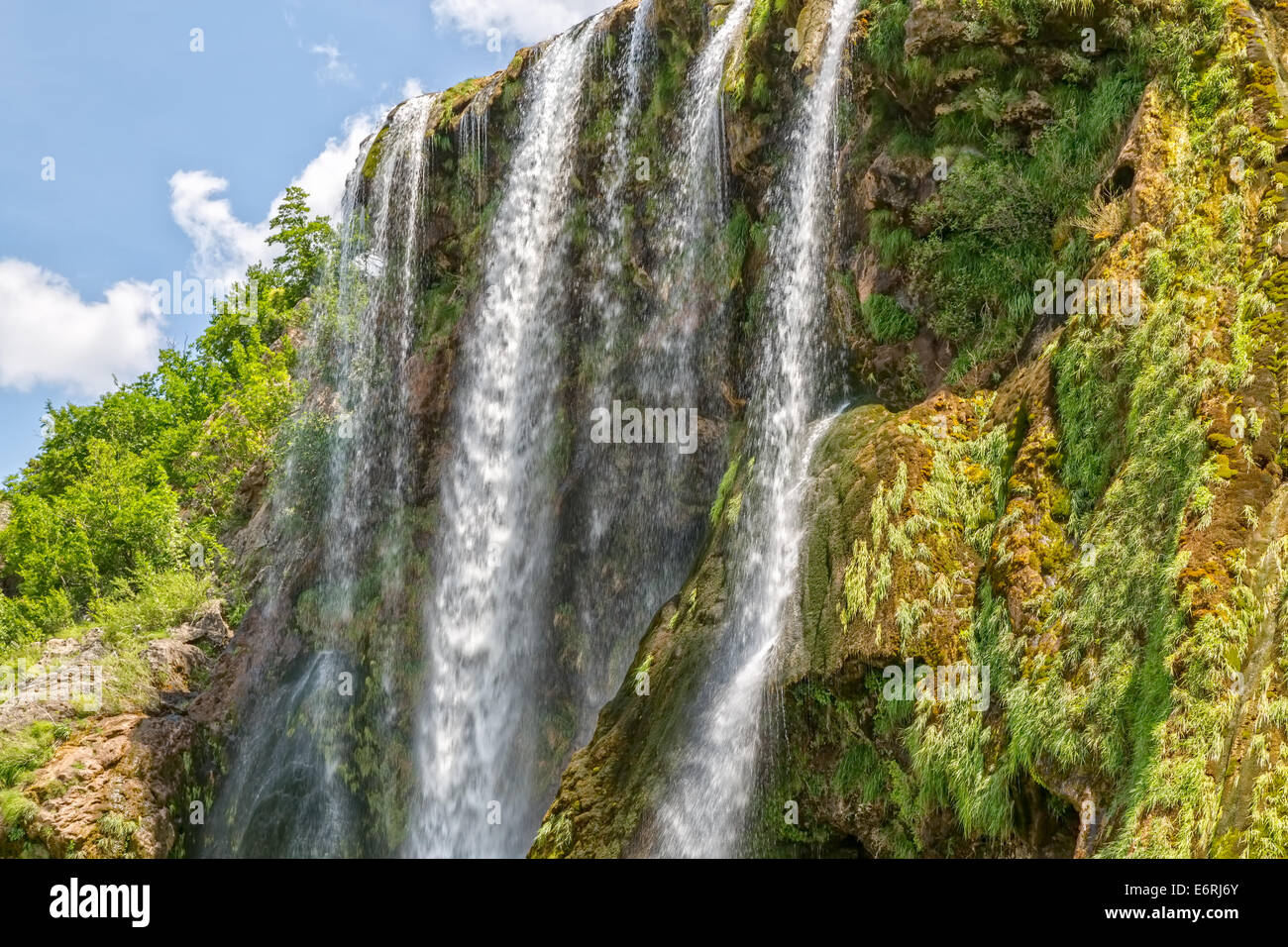 Top of Waterfall Krcic Stock Photo - Alamy