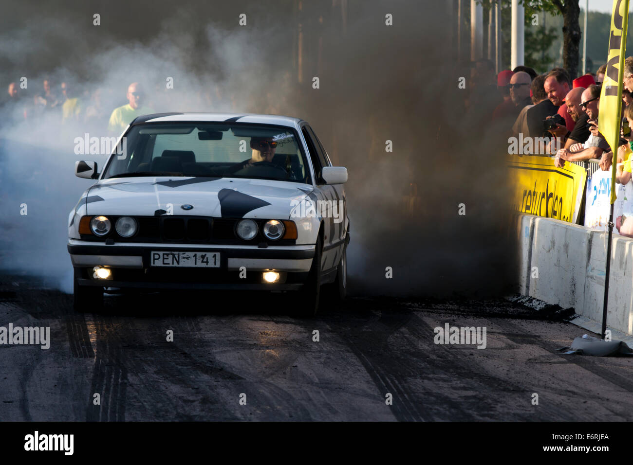 Burnout Car Smoke High Resolution Stock Photography and Images - Alamy