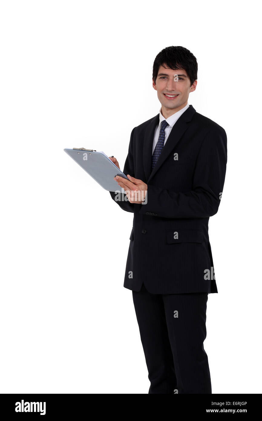 Writing planning happy business Cut Out Stock Images & Pictures - Alamy