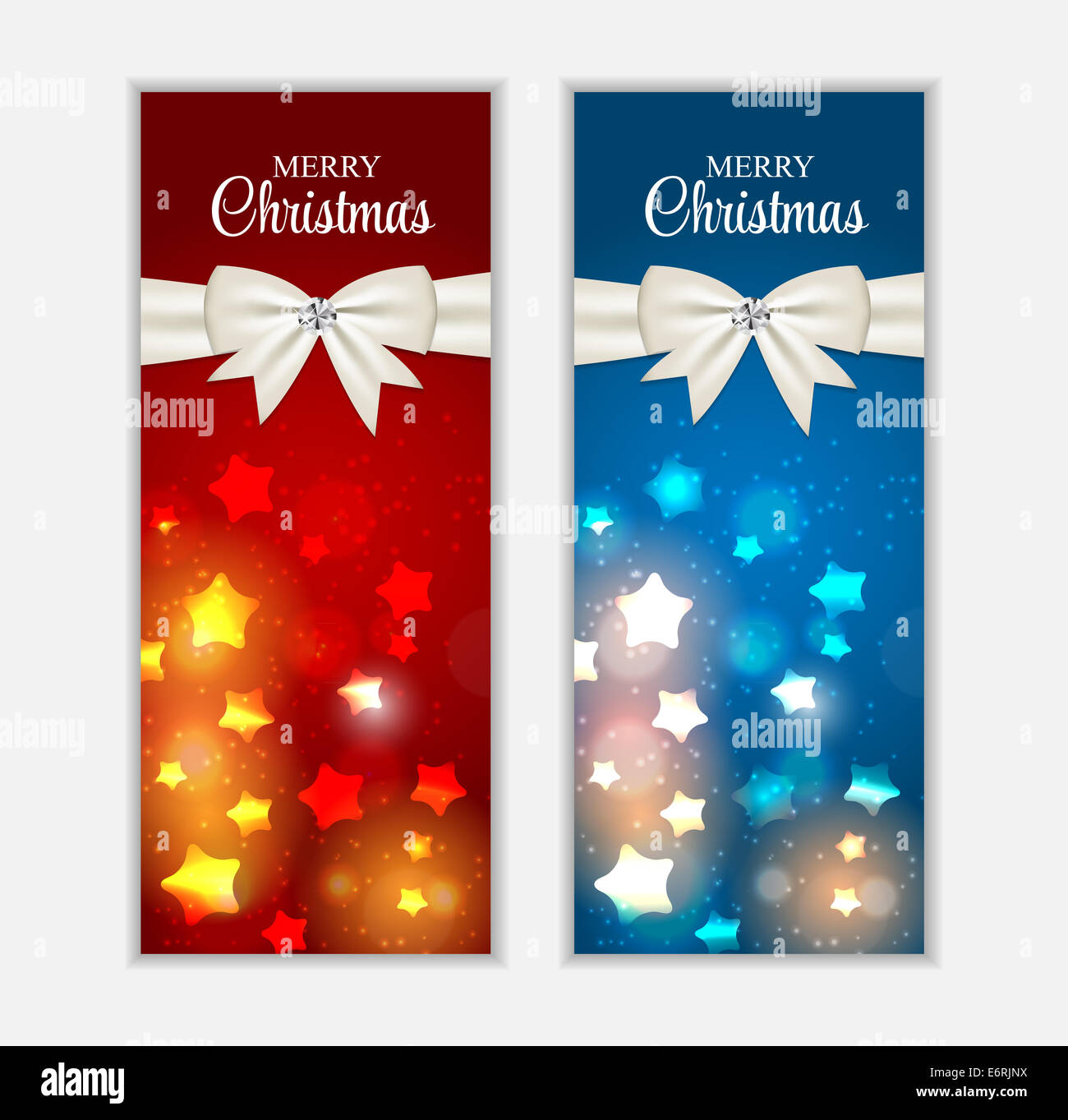Christmas Website Banner and Card Background Vector Illustration Stock ...