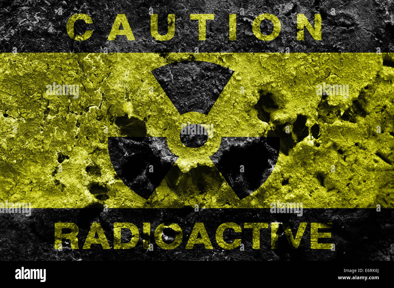Radioactive sign on old rusty metal barrel Stock Photo - Alamy