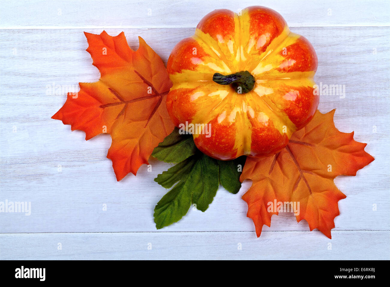 Cornucopia Thanksgiving decoration,light background Stock Photo - Alamy