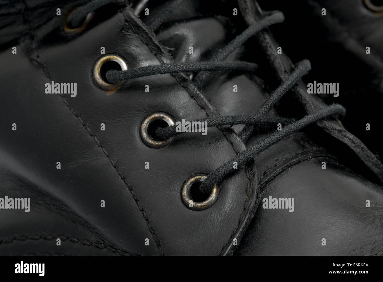 Black boots close up hi-res stock photography and images - Alamy
