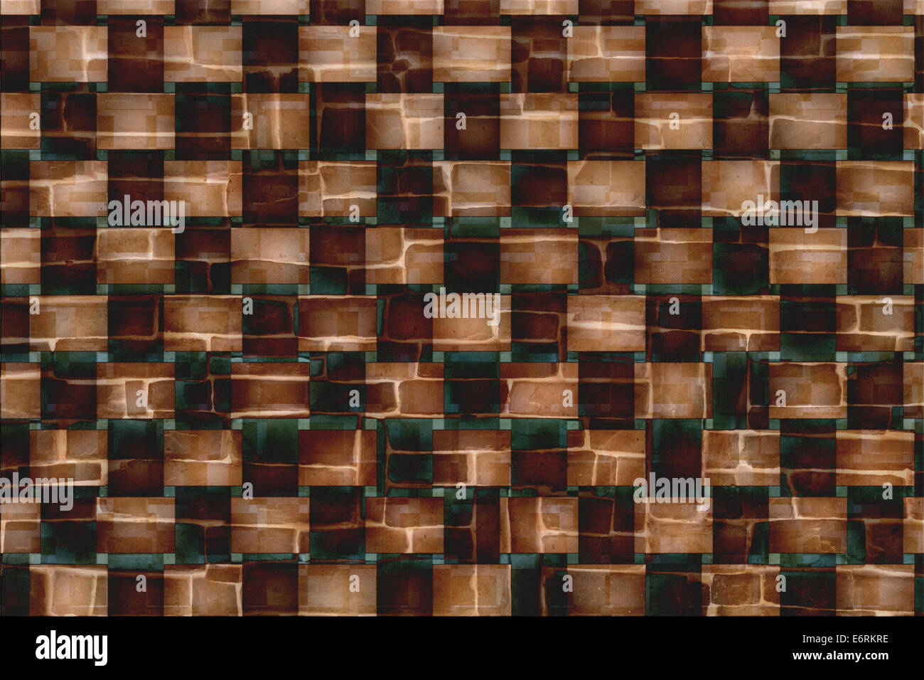 Brown abstract background with squares Stock Photo - Alamy