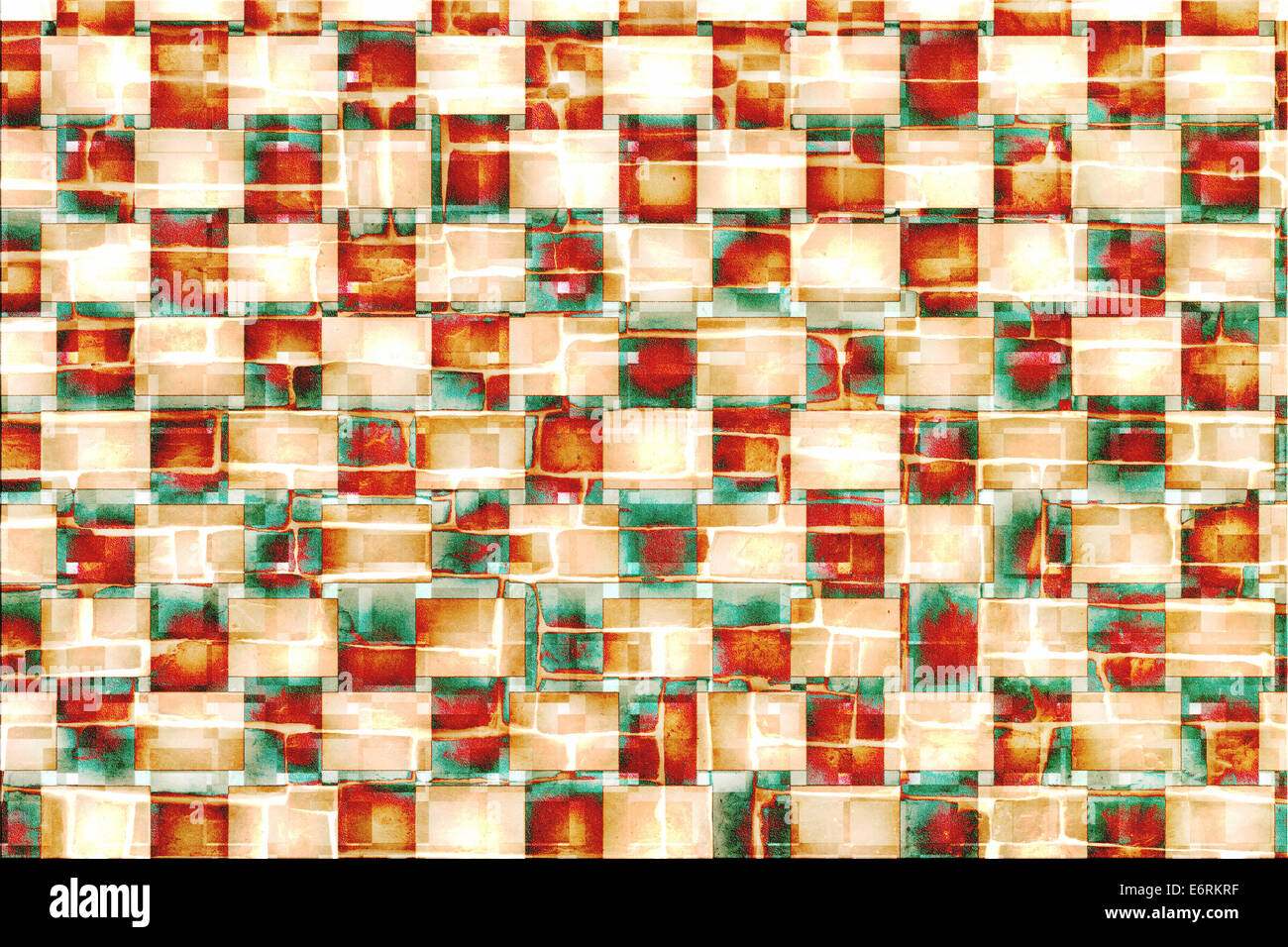 Brown abstract background with squares Stock Photo - Alamy