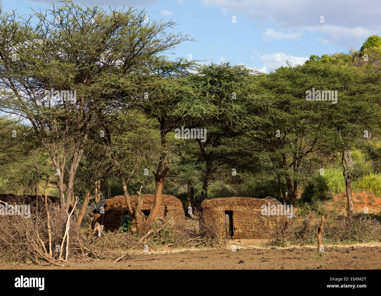 Borana Tribe Traditional Huts, Olaraba, Ethiopia Stock Photo - Alamy