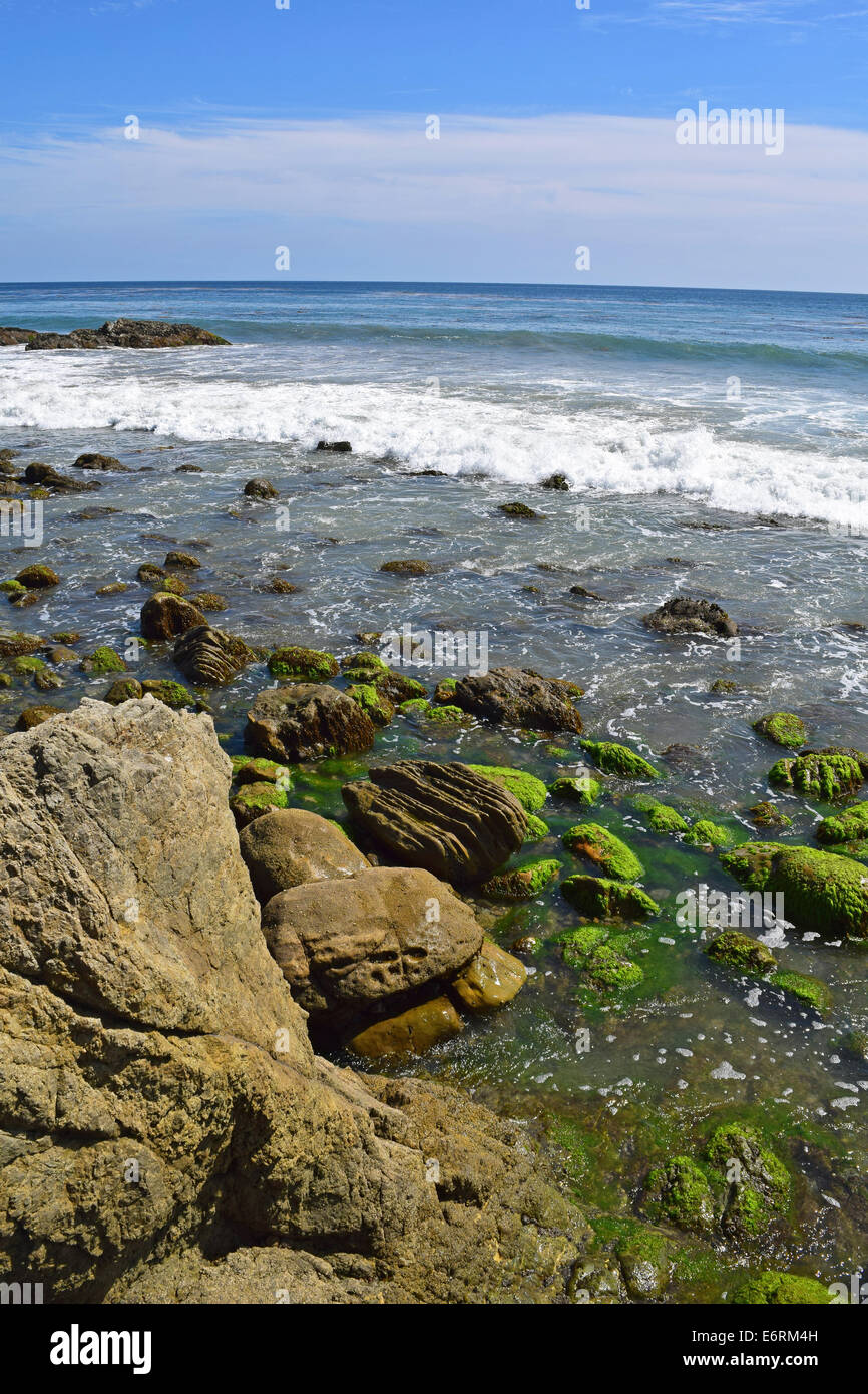 Green Mossy Rocks Stock Photo - Alamy
